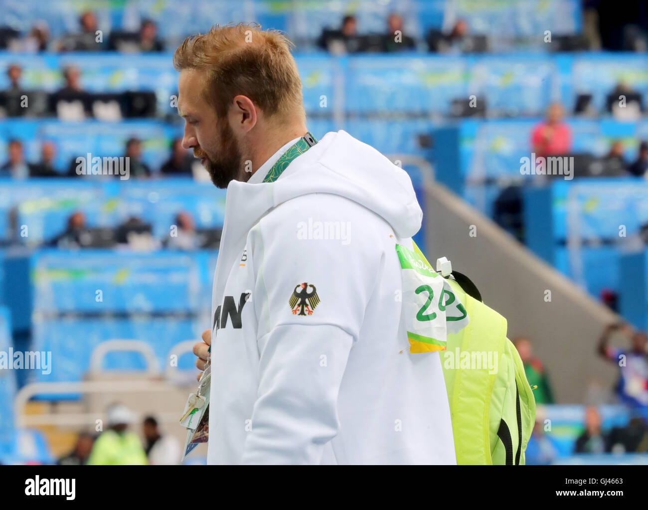 Rio de Janeiro, Brazil. 12th Aug, 2016. Robert Harting of Germany ...