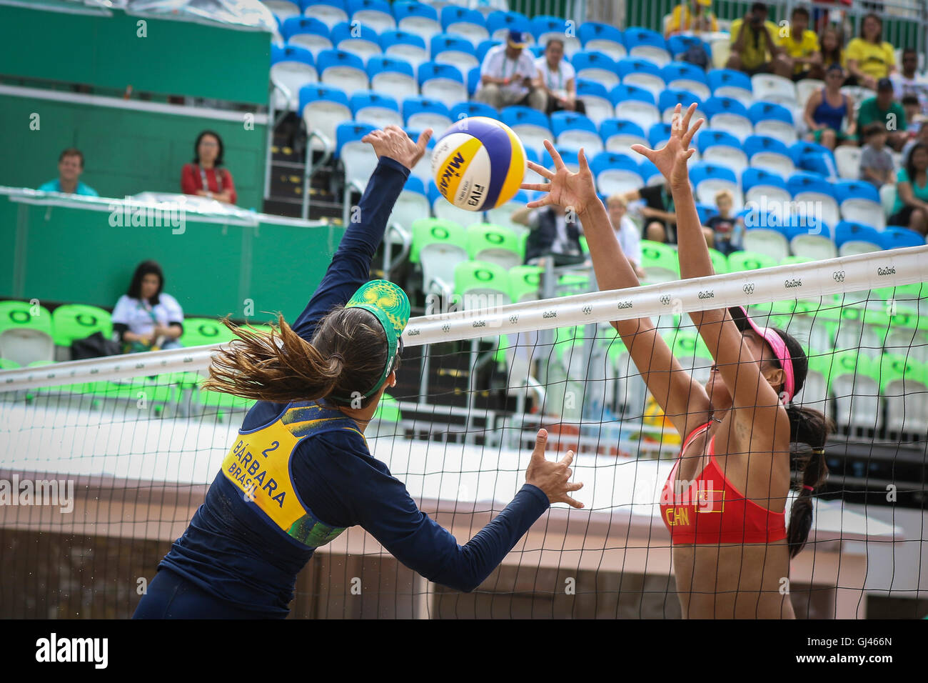 Rio de Janeiro, Brazil. 12th August, 2016. Beach volleyball - Barbara ...
