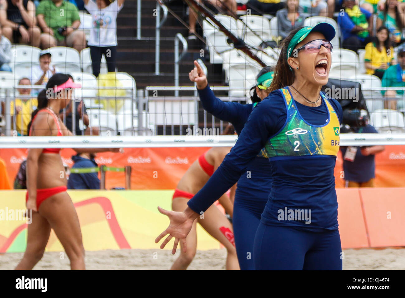 Rio de Janeiro, Brazil. 12th August, 2016. Beach volleyball - Barbara ...