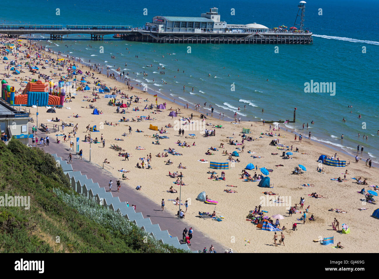 Looking down on a sunbather from the pier hi-res stock photography and ...