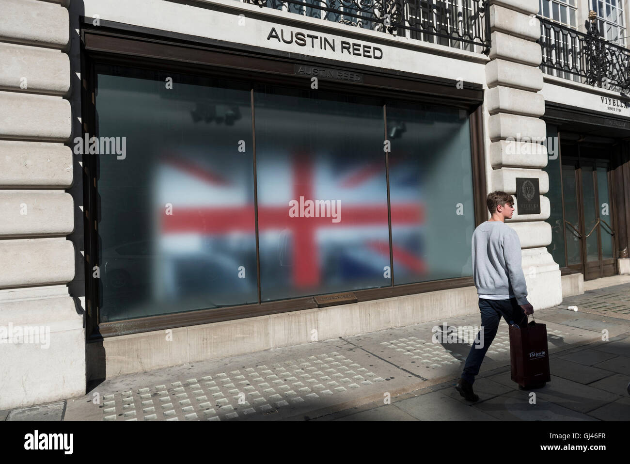 London, UK. 12 August 2016. The flagship store of British retailer ...