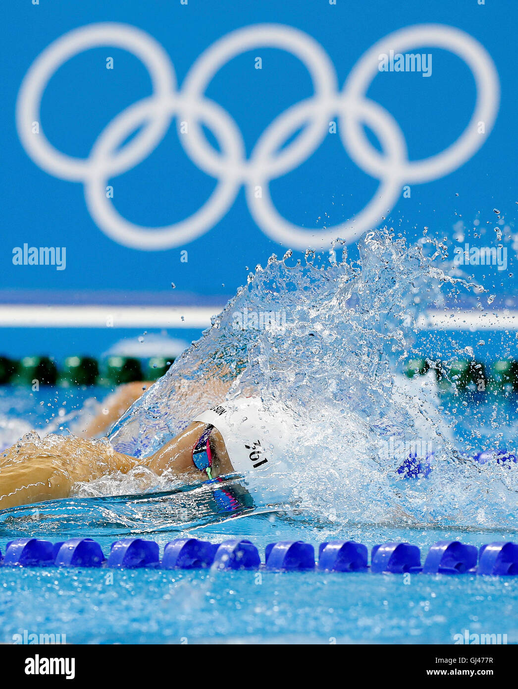 Rio de Janeiro, Brazil. 12th August, 2016. Swimming Olympics - Yang Sun ...