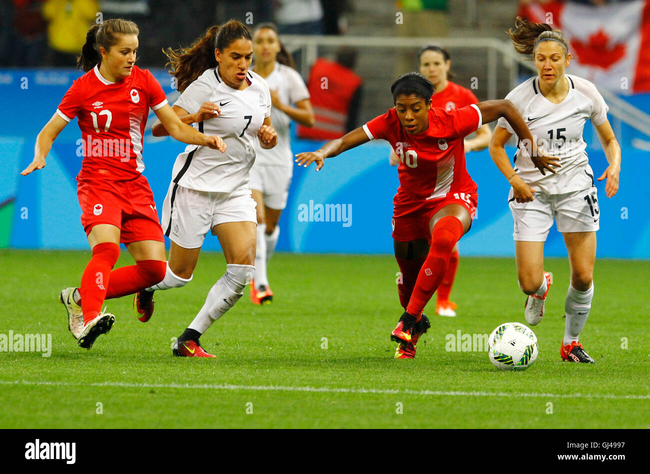 Sao Paulo, Brazil. 12th August, 2016. Lawrence dispiuta ball during ...