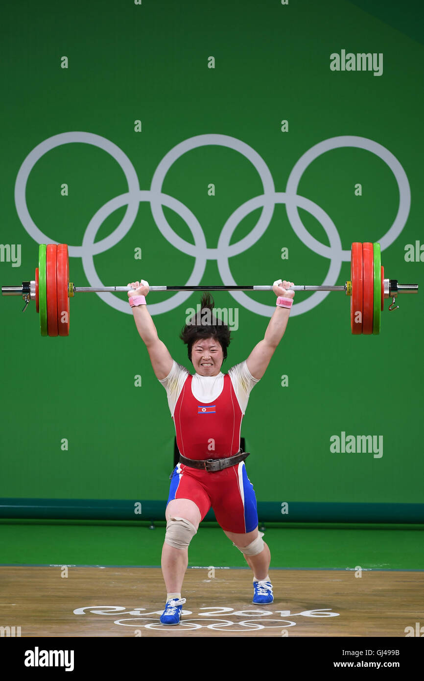 Rio De Janeiro, Brazil. 12th Aug, 2016. Rim Jong Sim of the Democratic ...