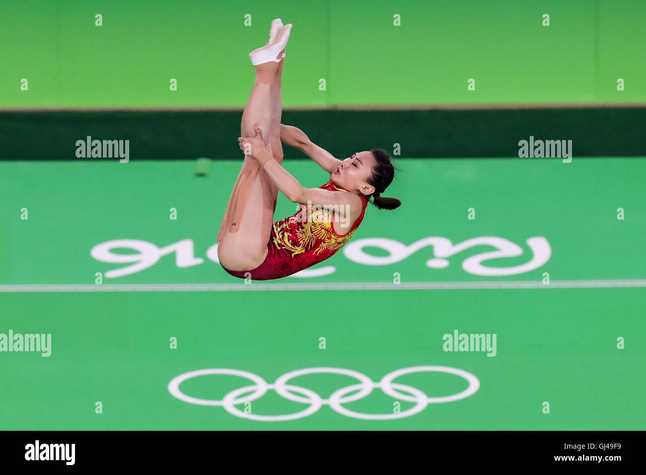 Rio De Janeiro, Brazil. 12th Aug, 2016. China's He Wenna competes ...