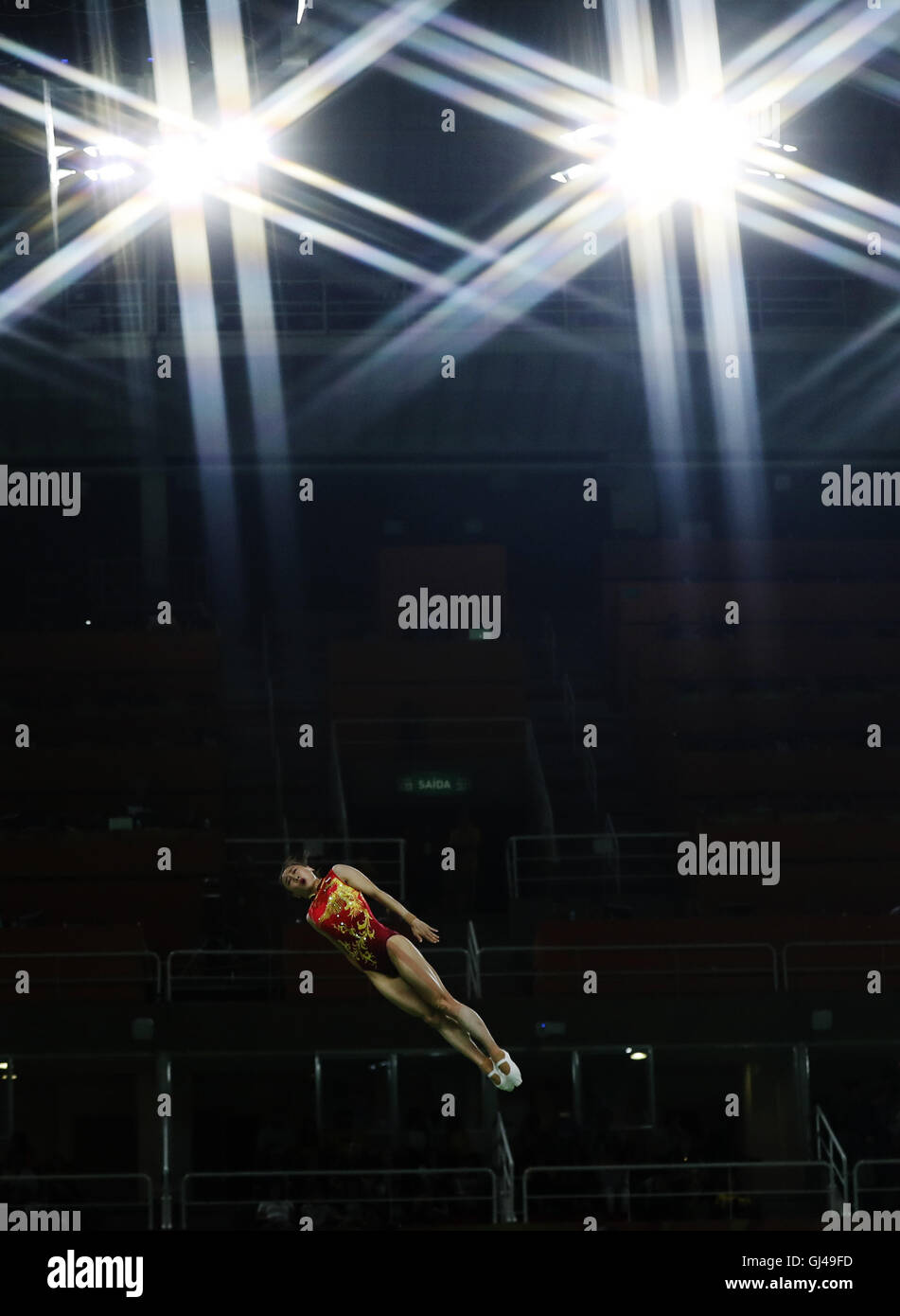 Rio De Janeiro, Brazil. 12th Aug, 2016. China's He Wenna competes ...