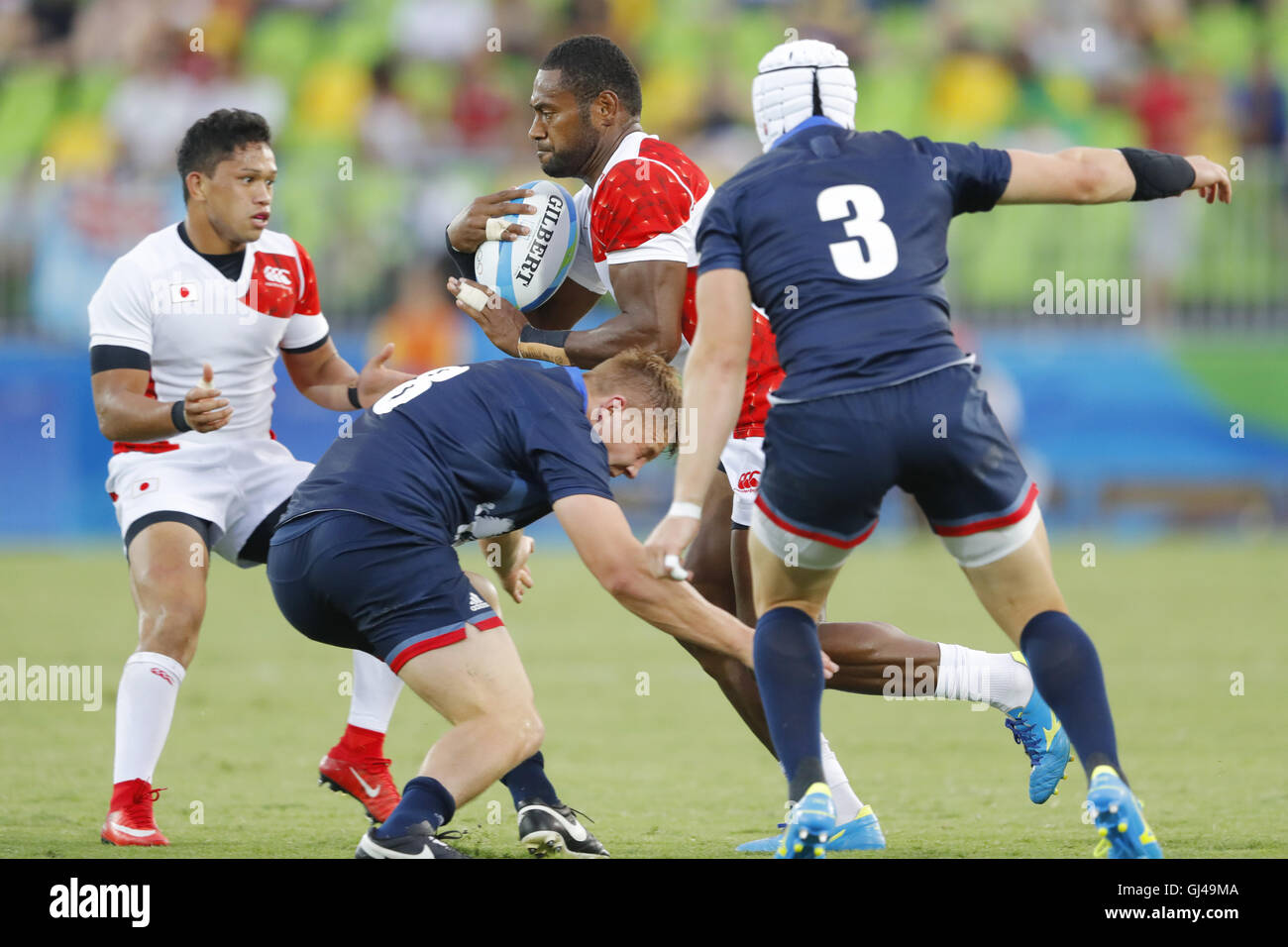 Rio de Janeiro, Brazil. 9th Aug, 2016. Lote Tuqiri (JPN) /Rugby : Men's ...