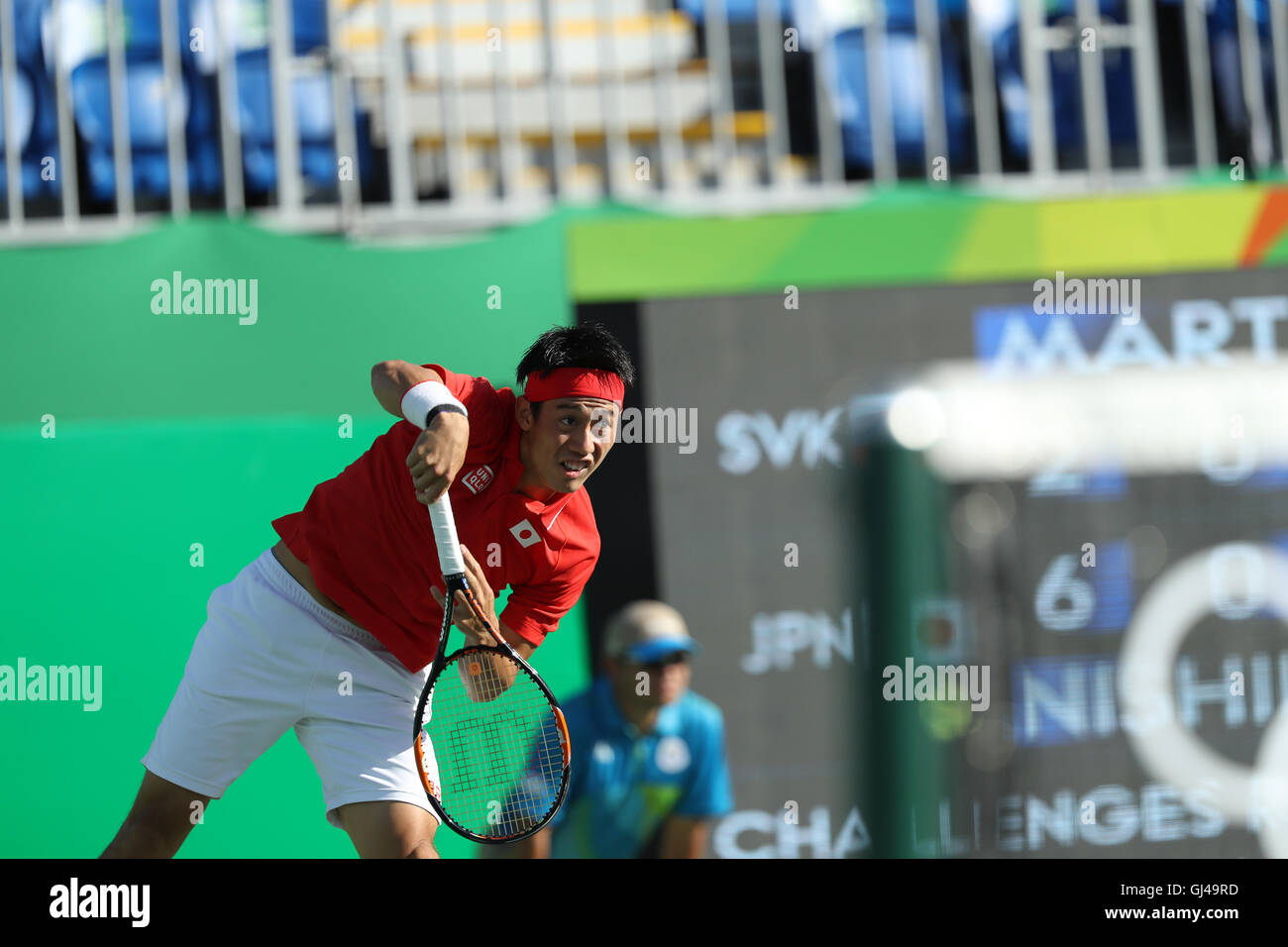 Rio de Janeiro, Brazil. 11th Aug, 2016. Kei Nishikori (JPN) Tennis ...