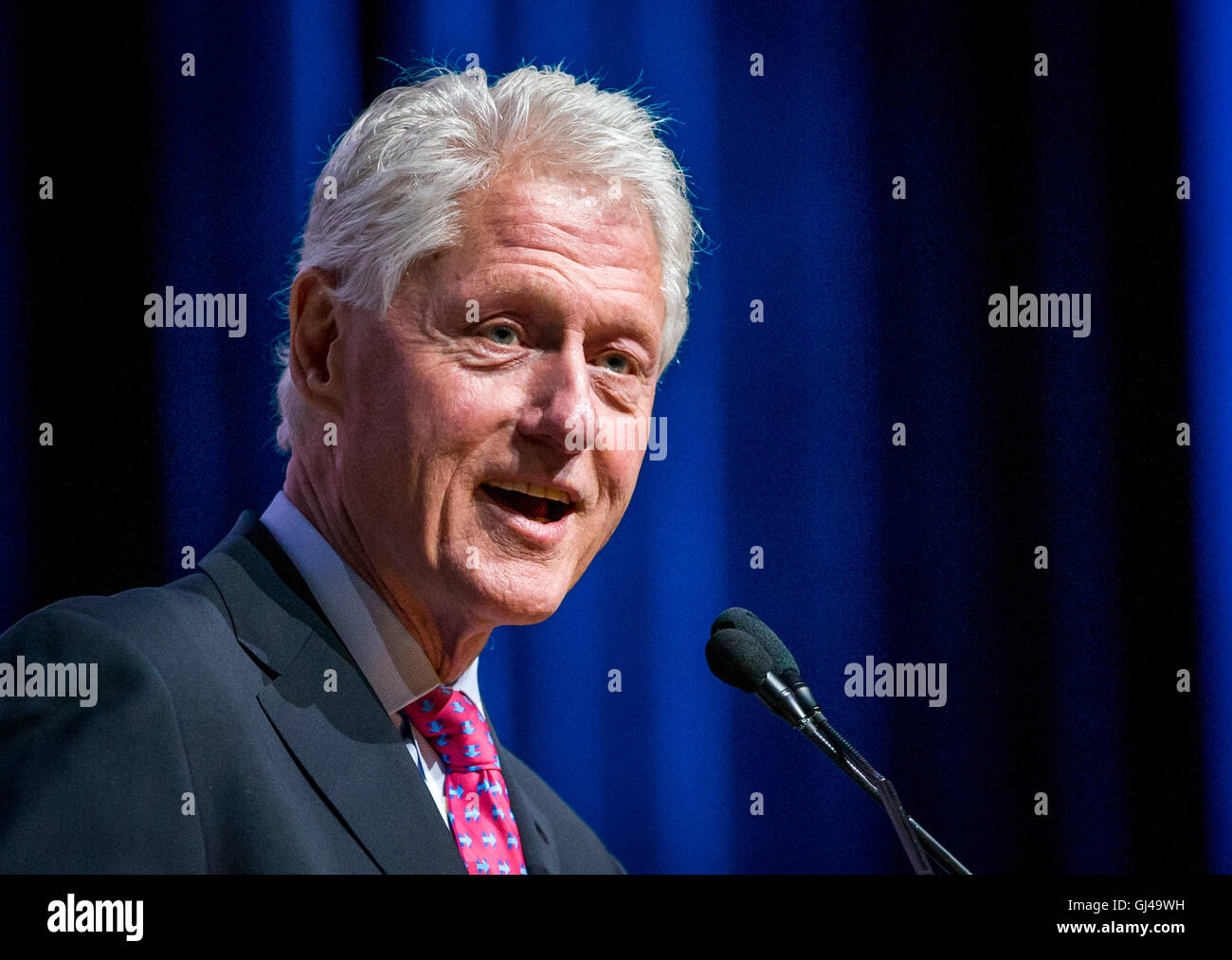 Las Vegas, NV, USA. 12th Aug, 2016. President Bill Clinton pictured at ...