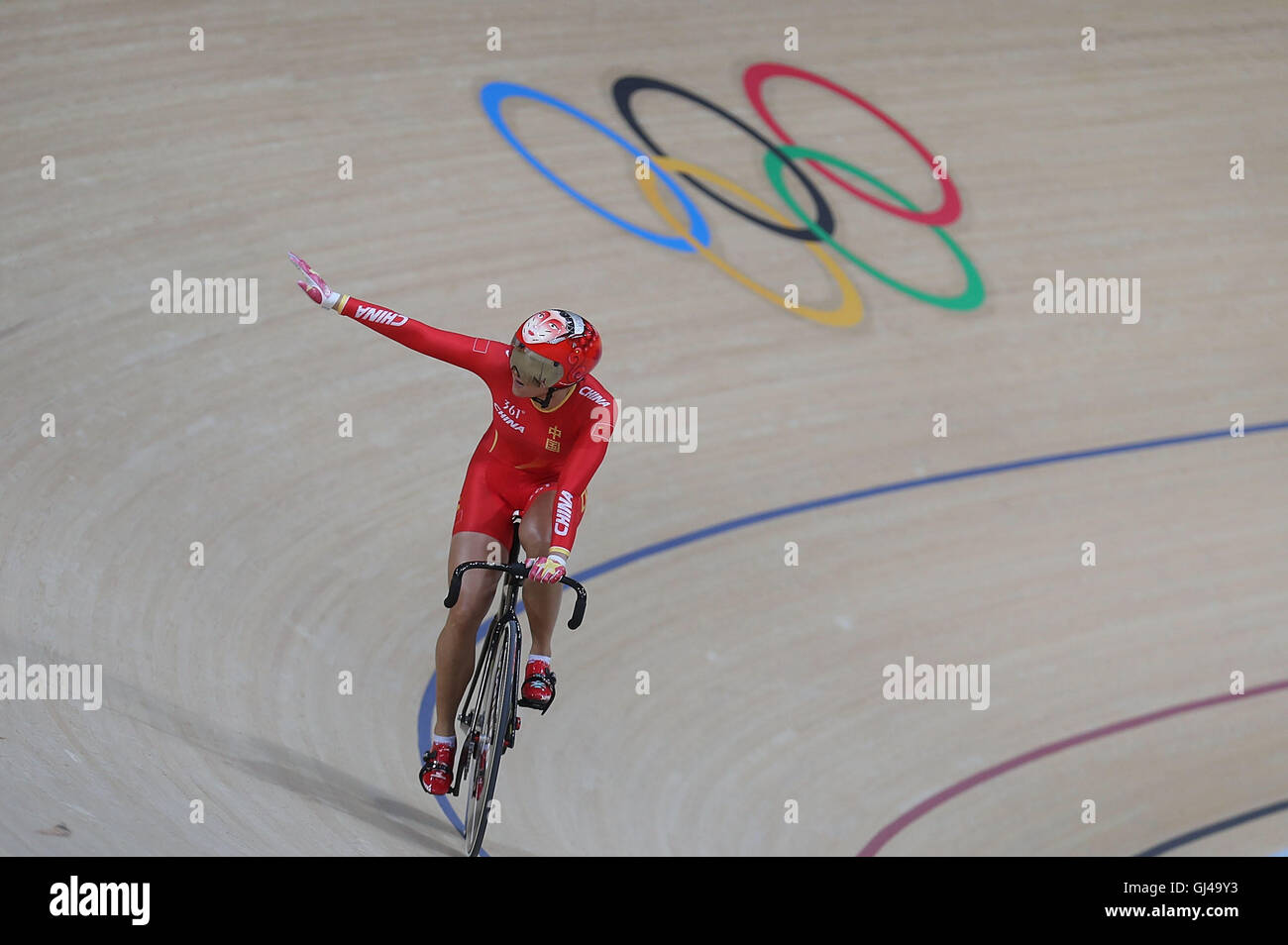 Rio De Janeiro, Brazil. 12th Aug, 2016. Zhong Tianshi of China ...