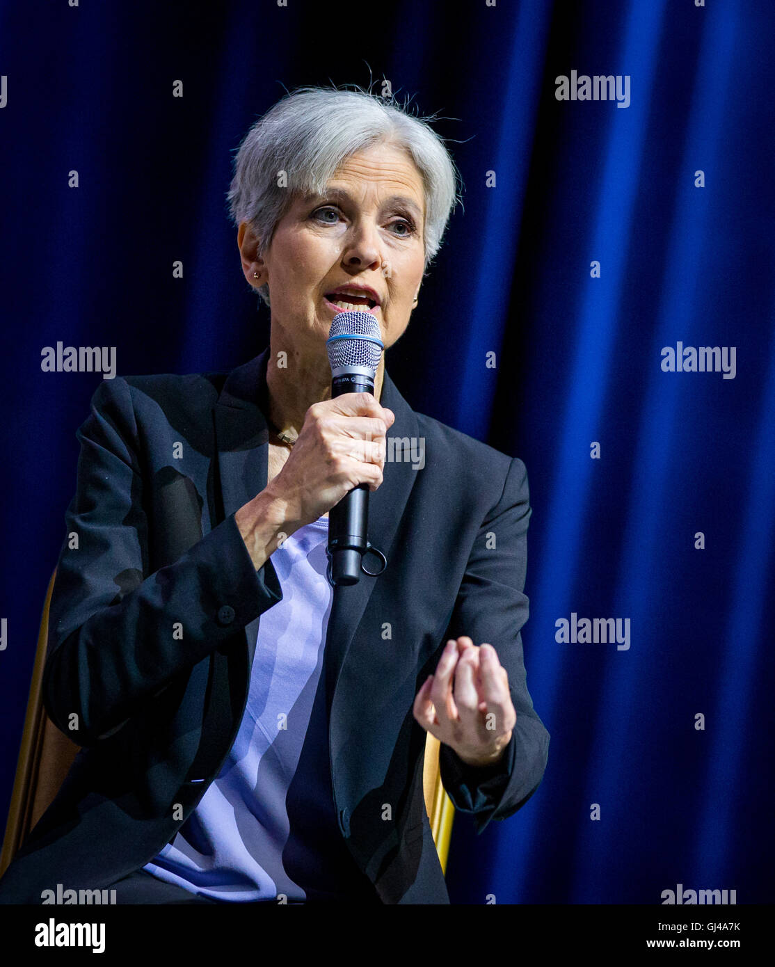 LAS VEGAS, NV - August 12, 2016: Dr. Jill Stein pictured at the Asian ...
