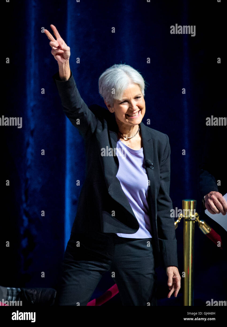Las Vegas, NV, USA. 12th Aug, 2016. Dr. Jill Stein pictured at the ...