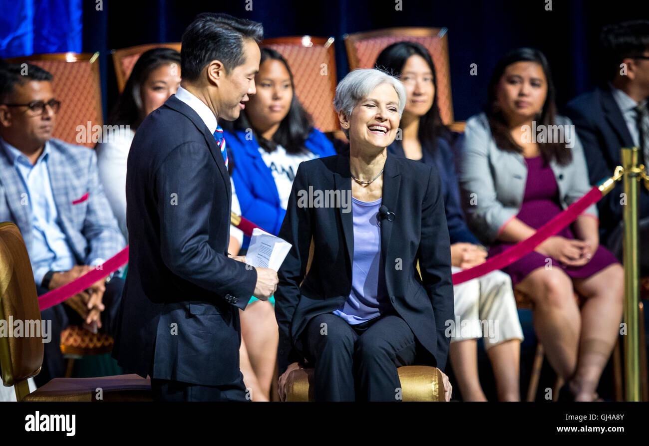 Las Vegas, NV, USA. 12th Aug, 2016. Dr. Jill Stein pictured at the ...