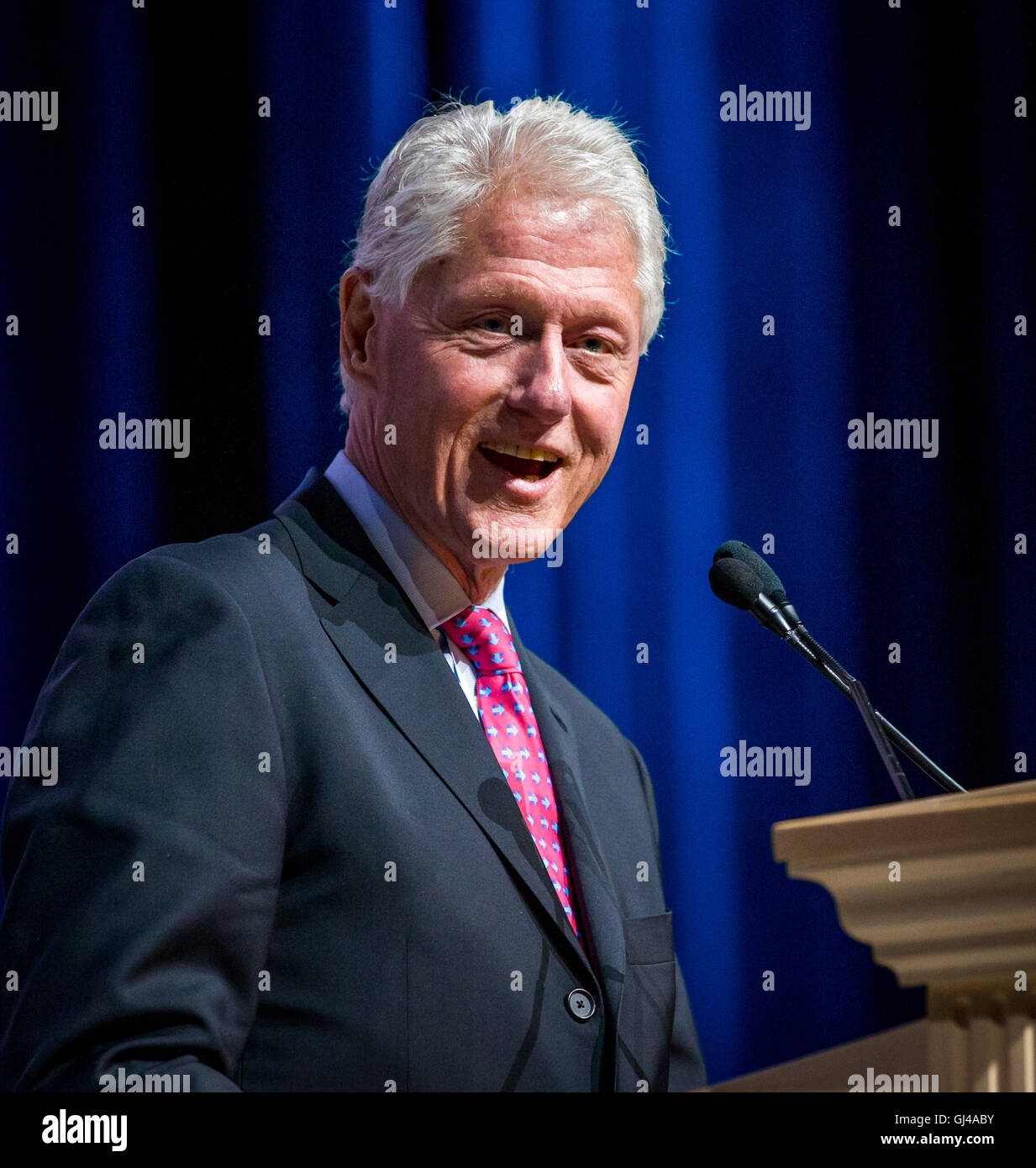 Las Vegas, NV, USA. 12th Aug, 2016. President Bill Clinton pictured at ...