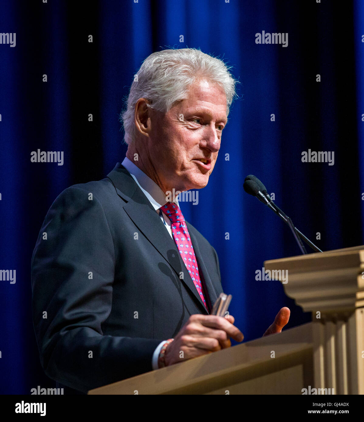 Las Vegas, NV, USA. 12th Aug, 2016. President Bill Clinton pictured at ...
