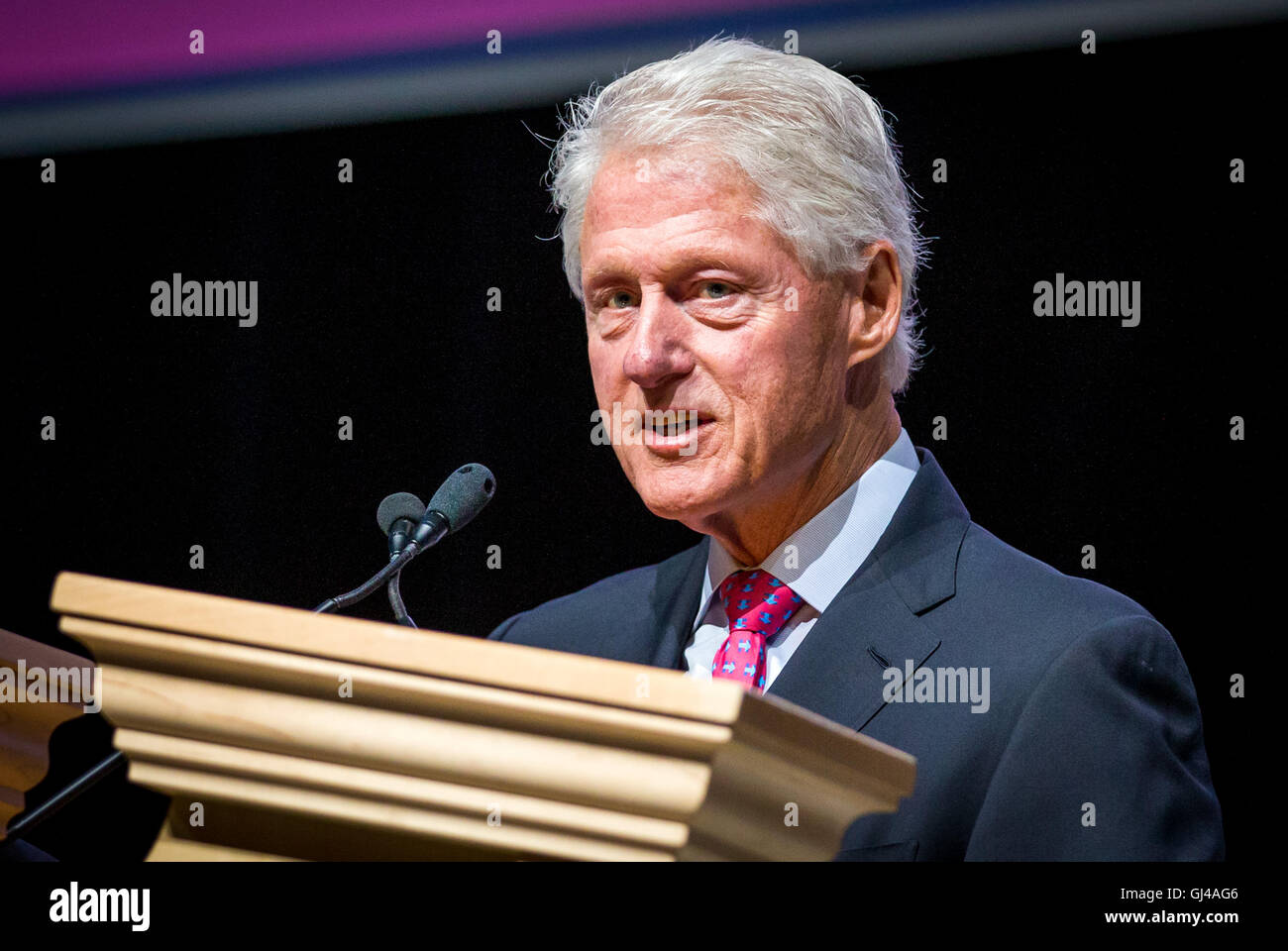 Las Vegas, NV, USA. 12th Aug, 2016. President Bill Clinton pictured at ...