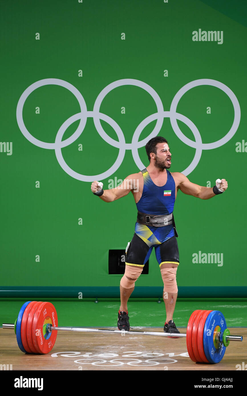 Rio De Janeiro, Brazil. 12th Aug, 2016. Kianoush Rostami of Iran ...