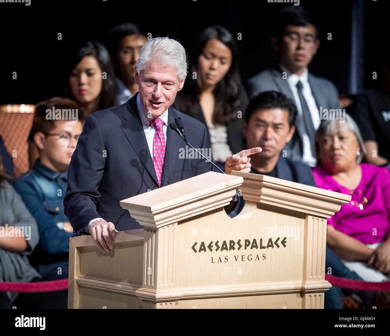 Las Vegas, NV, USA. 12th Aug, 2016. President Bill Clinton pictured at ...