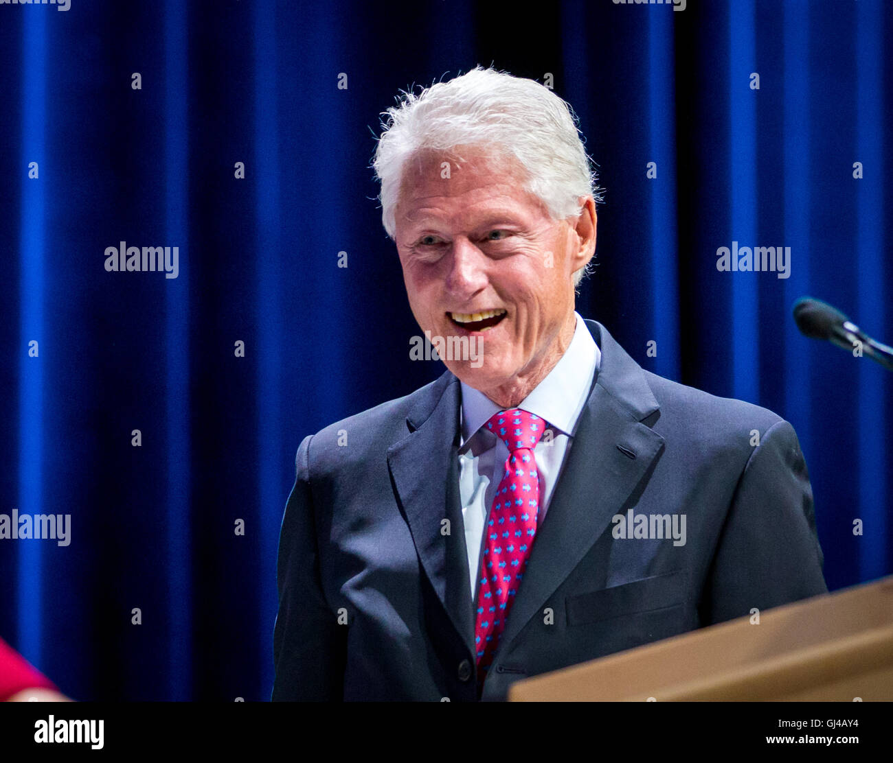 Las Vegas, NV, USA. 12th Aug, 2016. President Bill Clinton pictured at ...