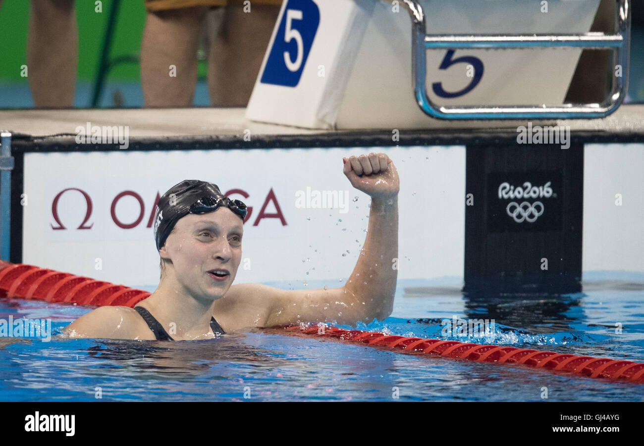 RIO DE JANEIRO, RJ - 12.08.2016: 2016 SWIMMING OLYMPICS - LEDECKY Katie ...