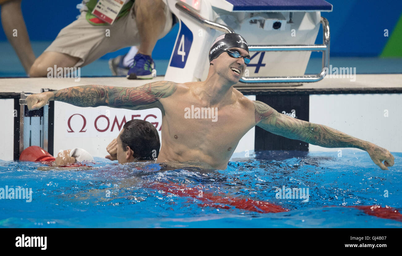 RIO DE JANEIRO, RJ - 12.08.2016: 2016 SWIMMING OLYMPICS - ERVIN Anthony ...