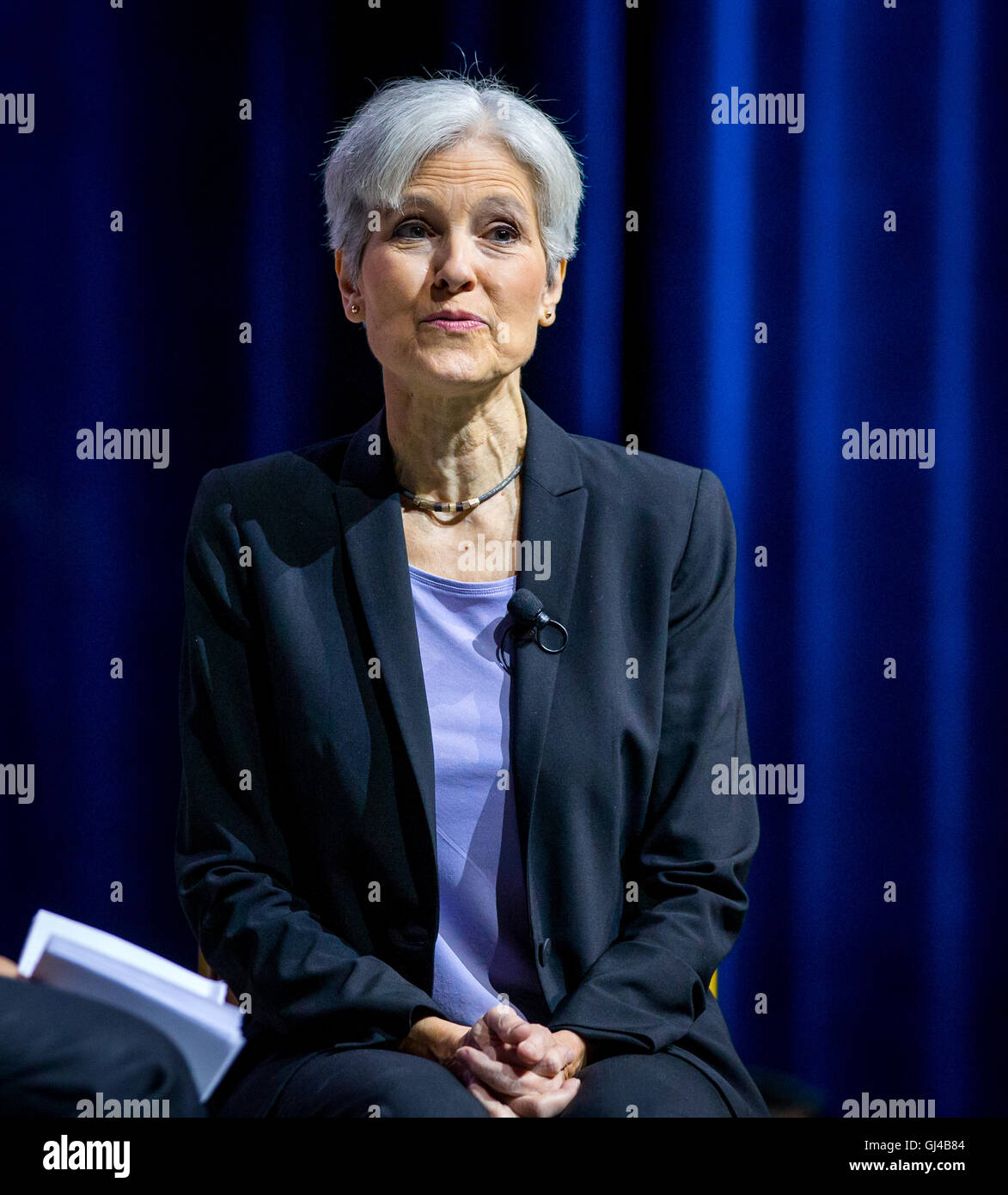 Las Vegas, NV, USA. 12th Aug, 2016. Dr. Jill Stein pictured at the ...