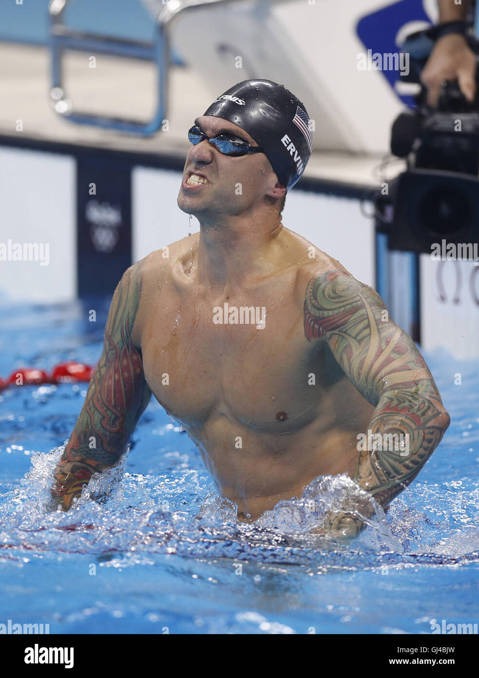 Rio De Janeiro, Brazil. 12th Aug, 2016. Anthony Ervin of the United ...