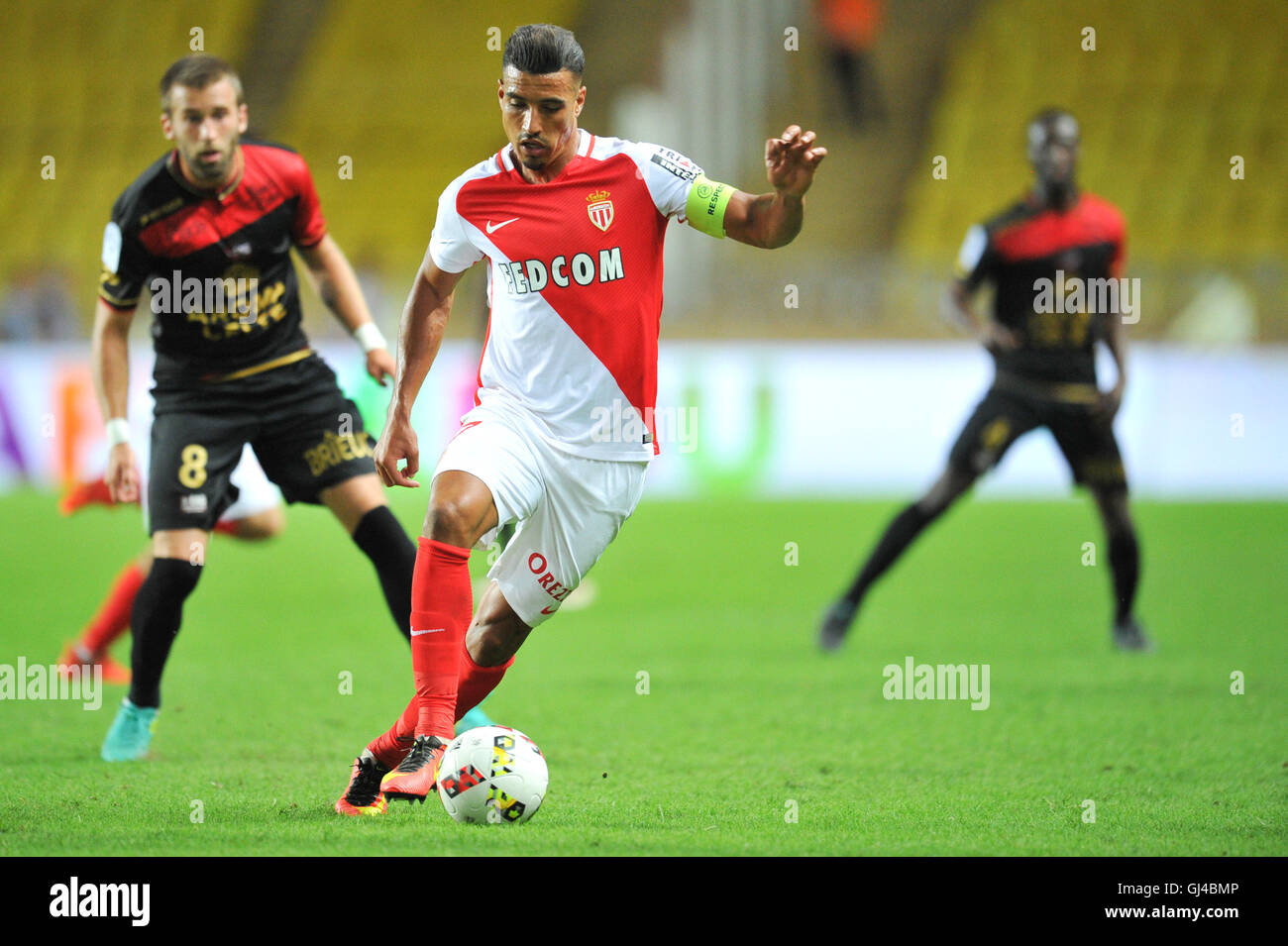 Monaco, France. 12th Aug, 2016. French Lgunue 1 football season 2016-17. AS Monaco versus ...