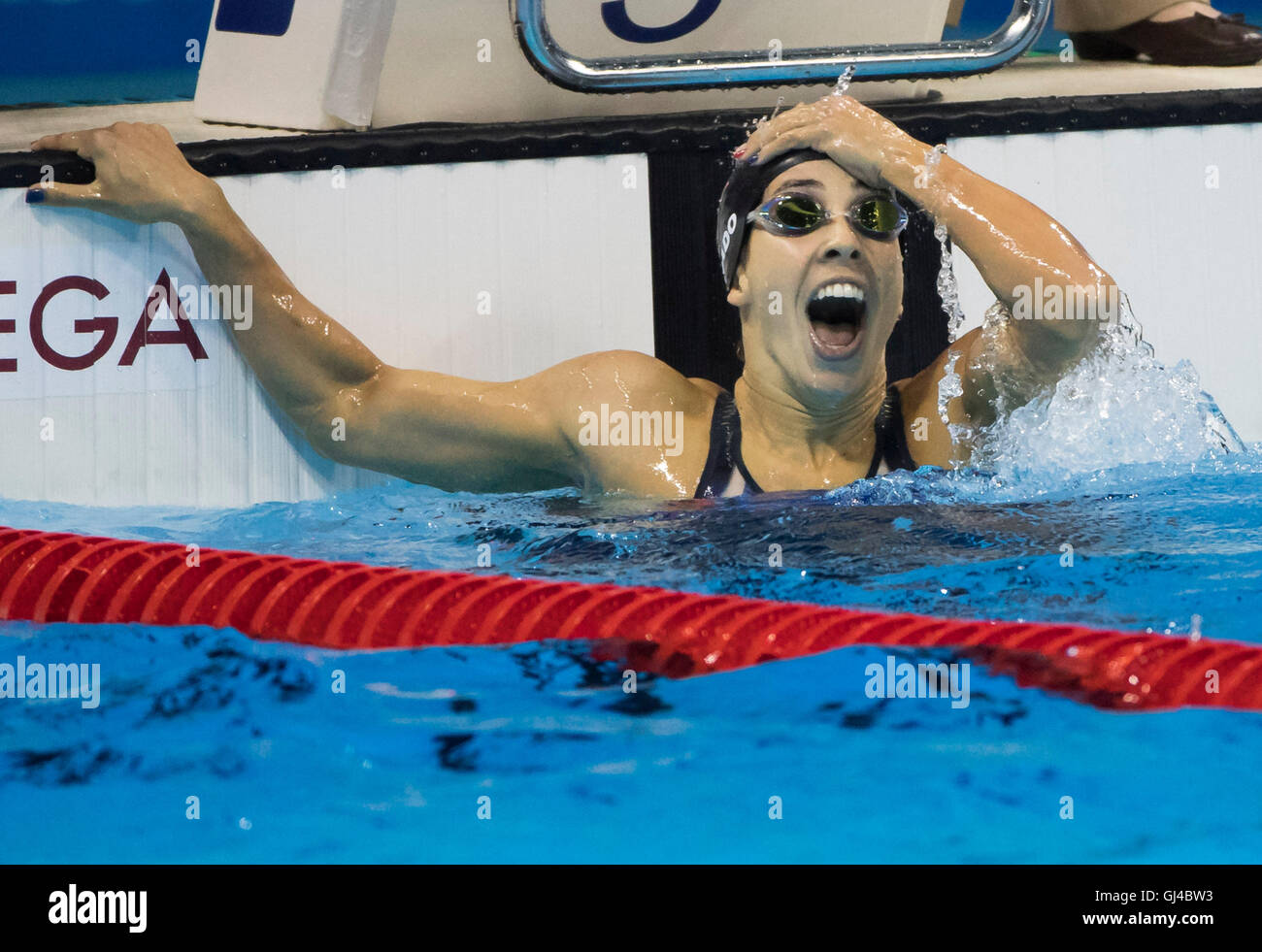 Rio de Janeiro, RJ, Brazil. 12th Aug, 2016. OLYMPICS SWIMMING: Maya ...