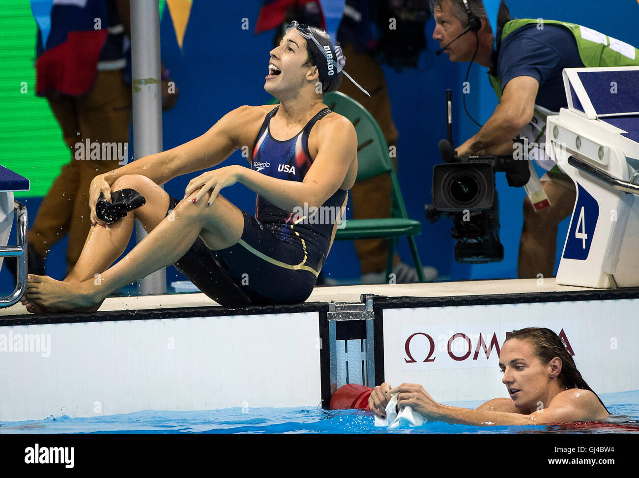 Rio de Janeiro, RJ, Brazil. 12th Aug, 2016. OLYMPICS SWIMMING: Maya ...