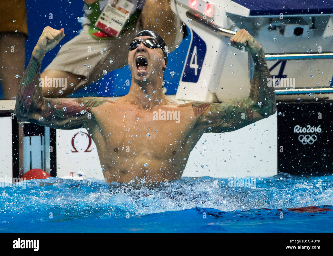 Rio de Janeiro, RJ, Brazil. 12th Aug, 2016. OLYMPICS SWIMMING: Anthony ...