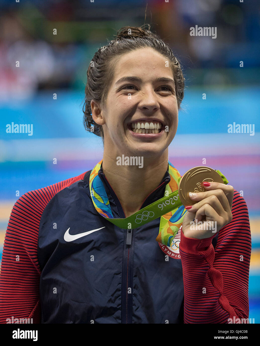 Rio de Janeiro, RJ, Brazil. 12th Aug, 2016. OLYMPICS SWIMMING: Maya ...