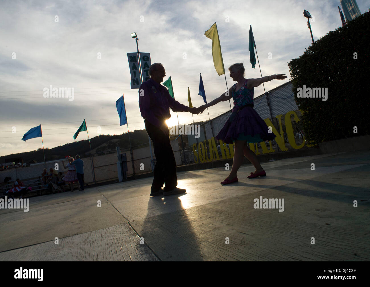 Outdoor dance floor hi-res stock photography and images - Alamy