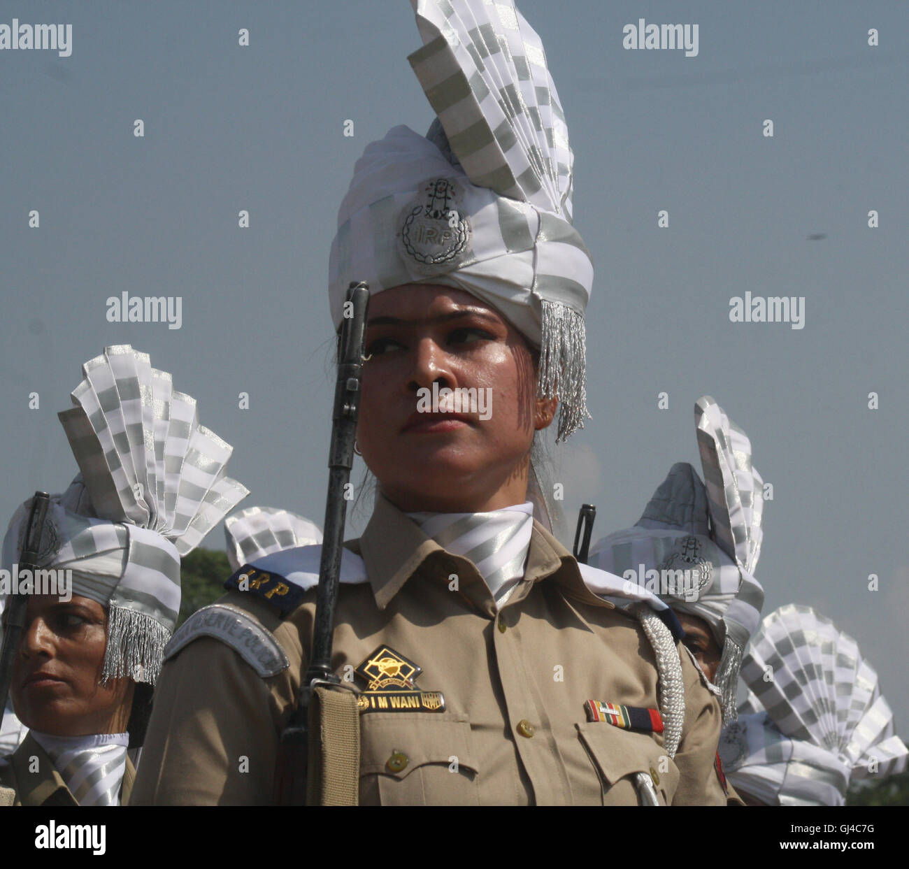 Indian security forces parade hi-res stock photography and images - Alamy