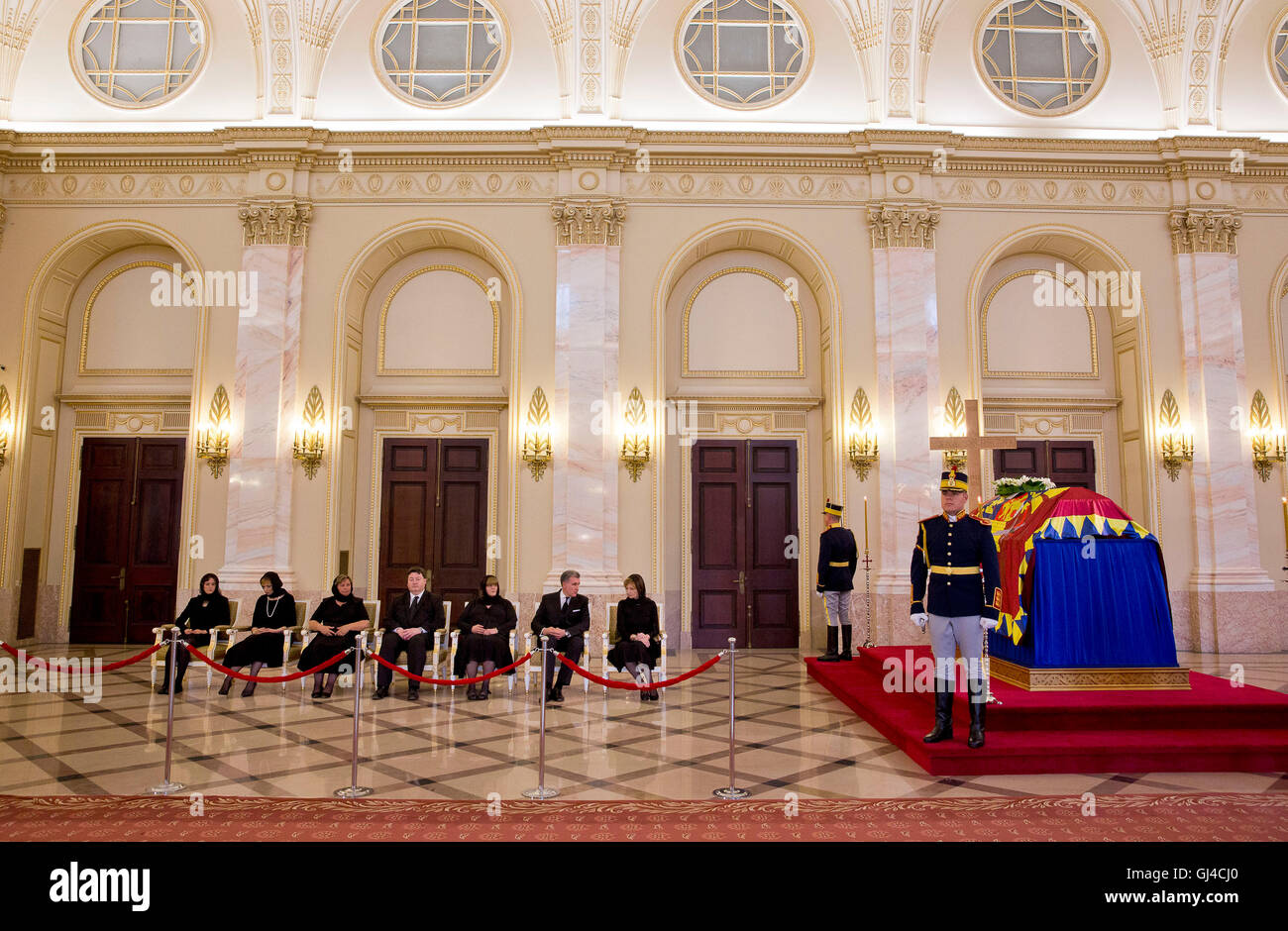 Bucharest, Romania. 12th Aug, 2016. Prince Radu and Princess Margarita ...