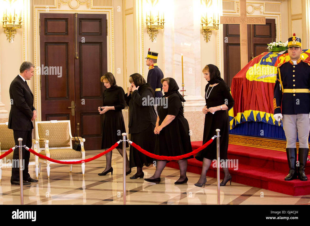 Bucharest, Romania. 12th Aug, 2016. Prince Radu and Princess Margarita ...