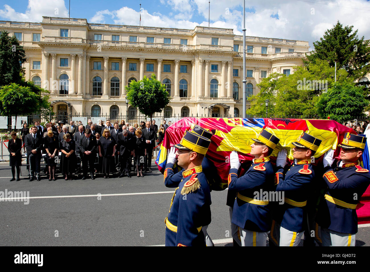 Bucharest, Romania. 13th Aug, 2016. Prince Radu and Princess Margarita ...