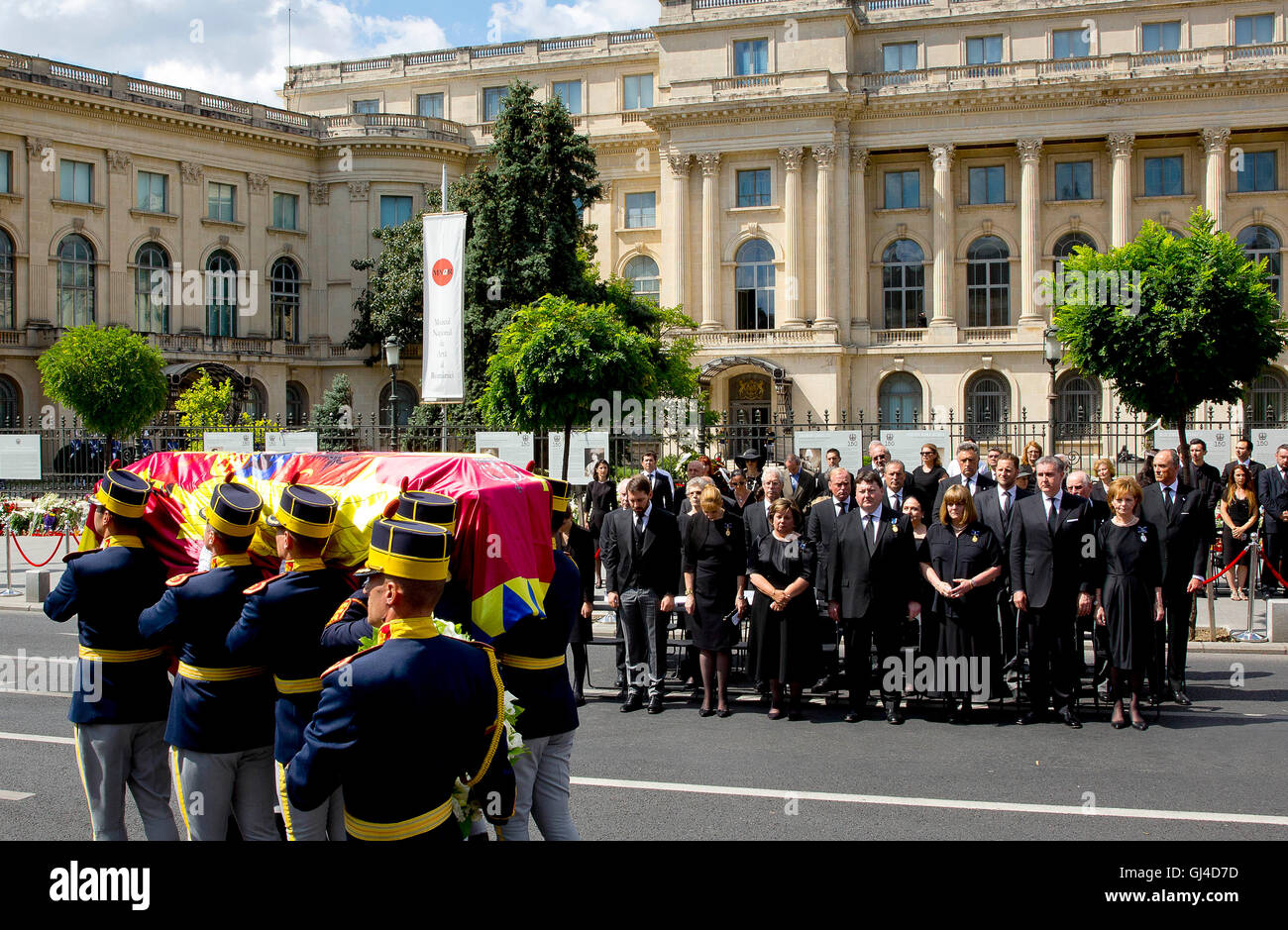 Bucharest, Romania. 13th Aug, 2016. Prince Radu and Princess Margarita ...