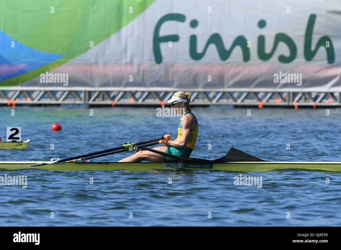 Rio de Janeiro, Brazil. 13th Aug, 2016. Kimberley Brennan of Australia ...