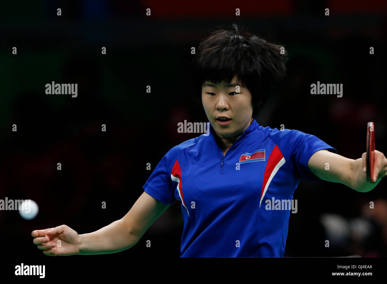 Rio de Janeiro, Brazil. 13th Aug, 2016. OLYMPICS 2016 TABLE TENNIS ...