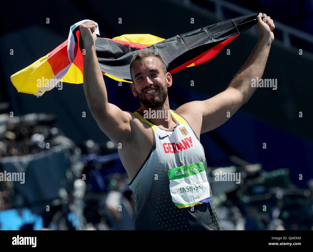 Rio de Janeiro, Brazil. 13th Aug, 2016. Bronze medalist Daniel Jasinski ...