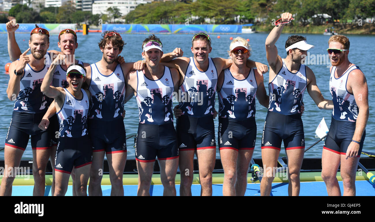 Rio de Janeiro, Brazil. 13th Aug, 2016. Team of Great Britain Scott ...