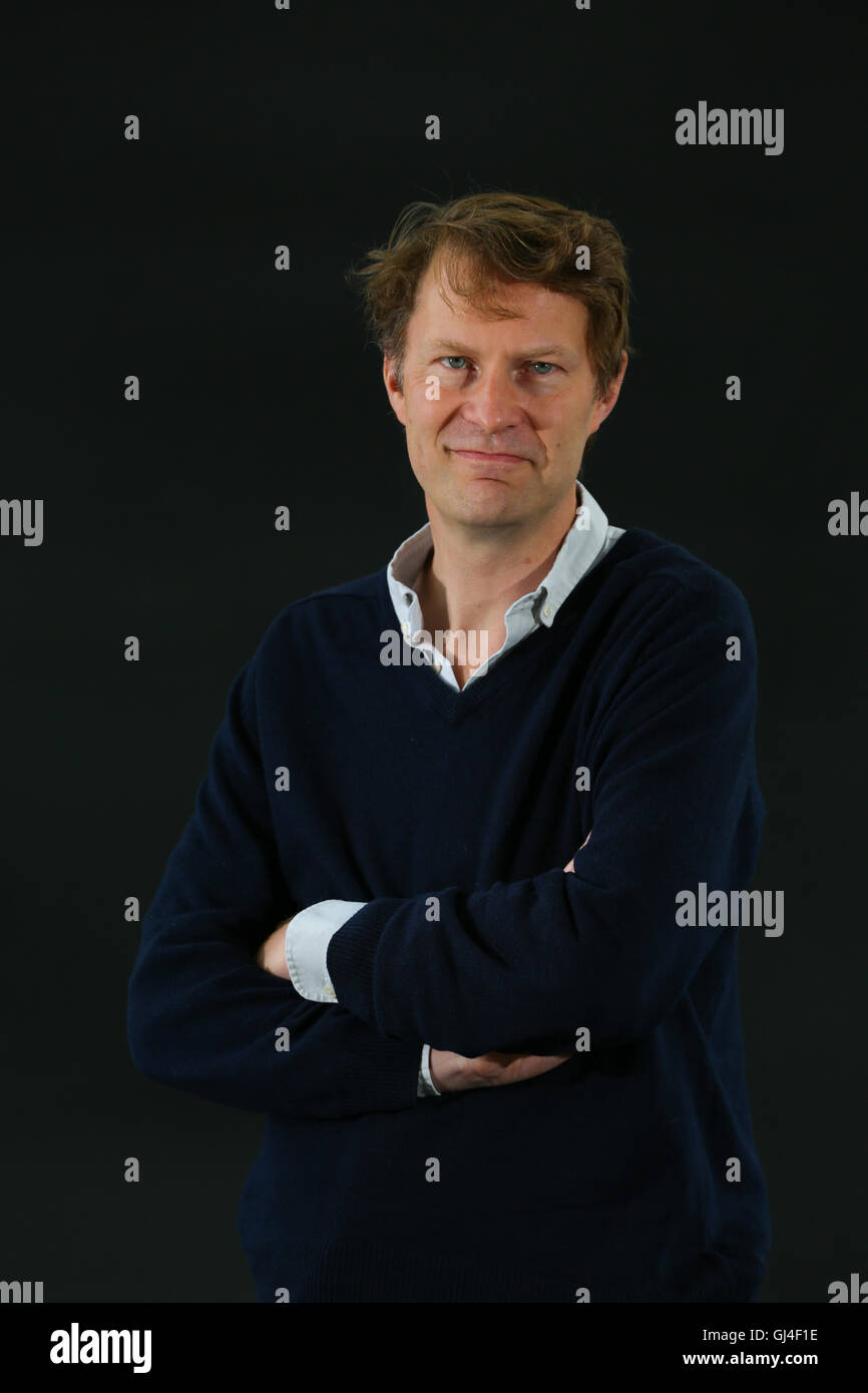 Edinburgh, Scotland. 13th August 2016. Luke Harding of the Guardian at ...