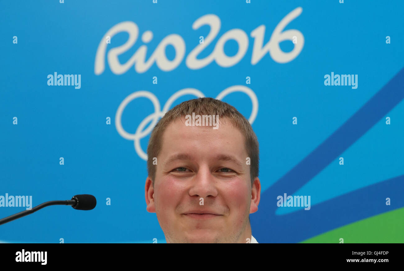 Rio de Janeiro, Brazil. 13th Aug, 2016. Gold medalist Christian Reitz ...