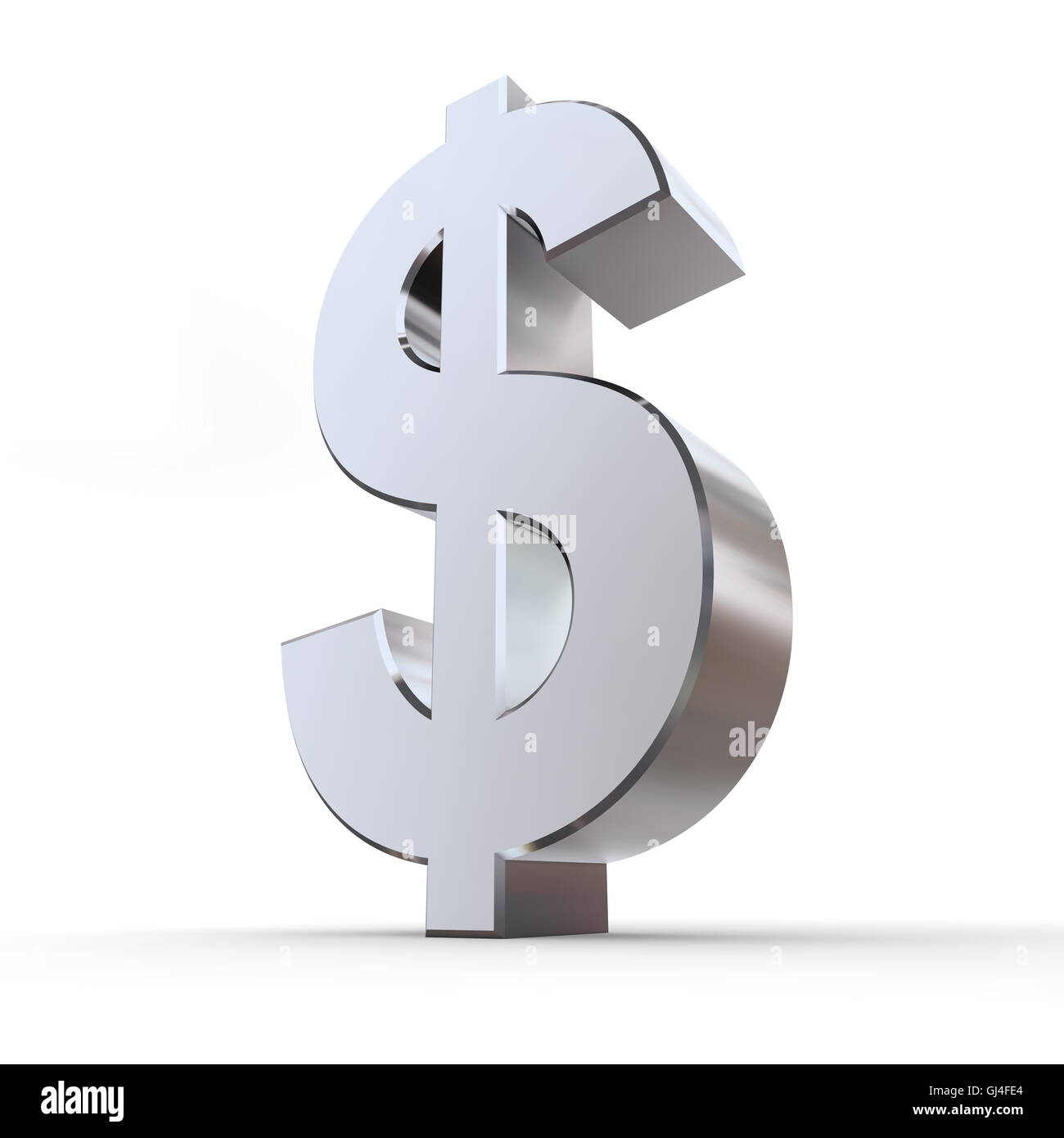Shiny Dollar Symbol Stock Photo - Alamy