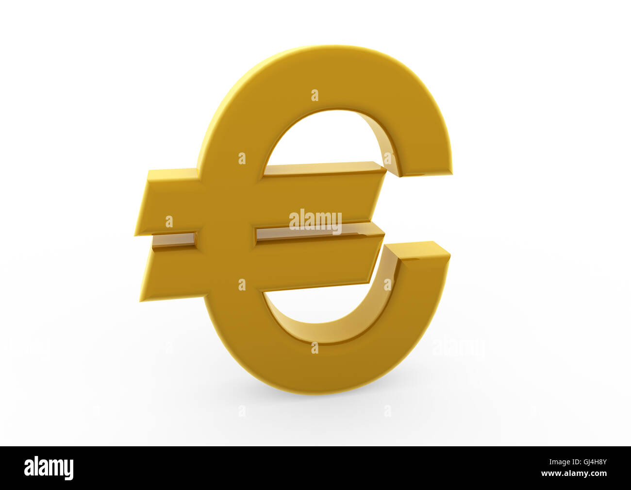 3d euro symbol gold Stock Photo - Alamy