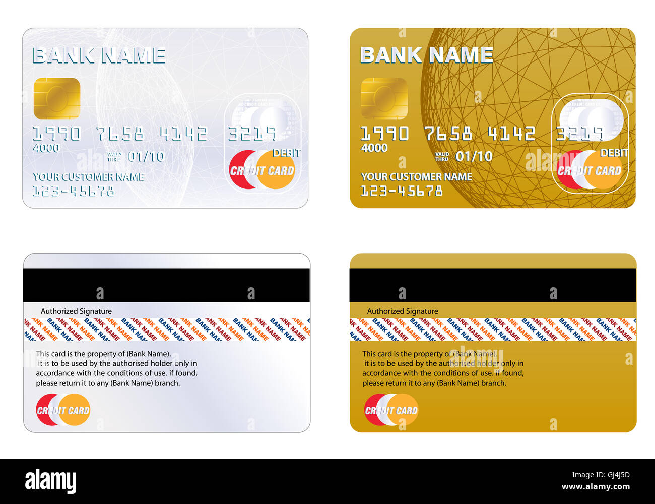 Master debit card Cut Out Stock Images & Pictures - Alamy