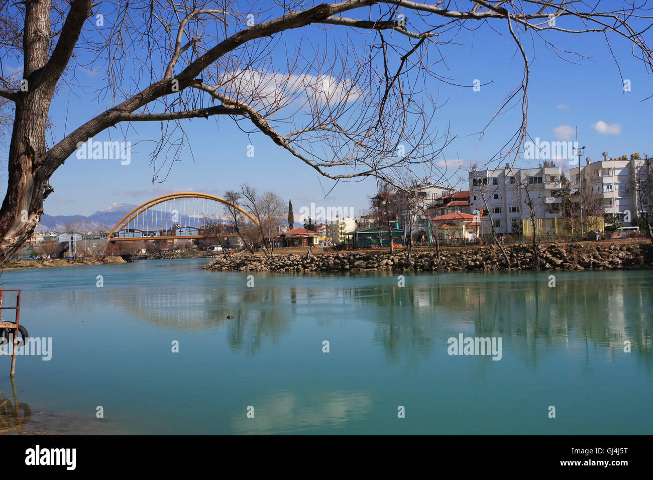 Donau River Through Vienna Stock Photo - Alamy