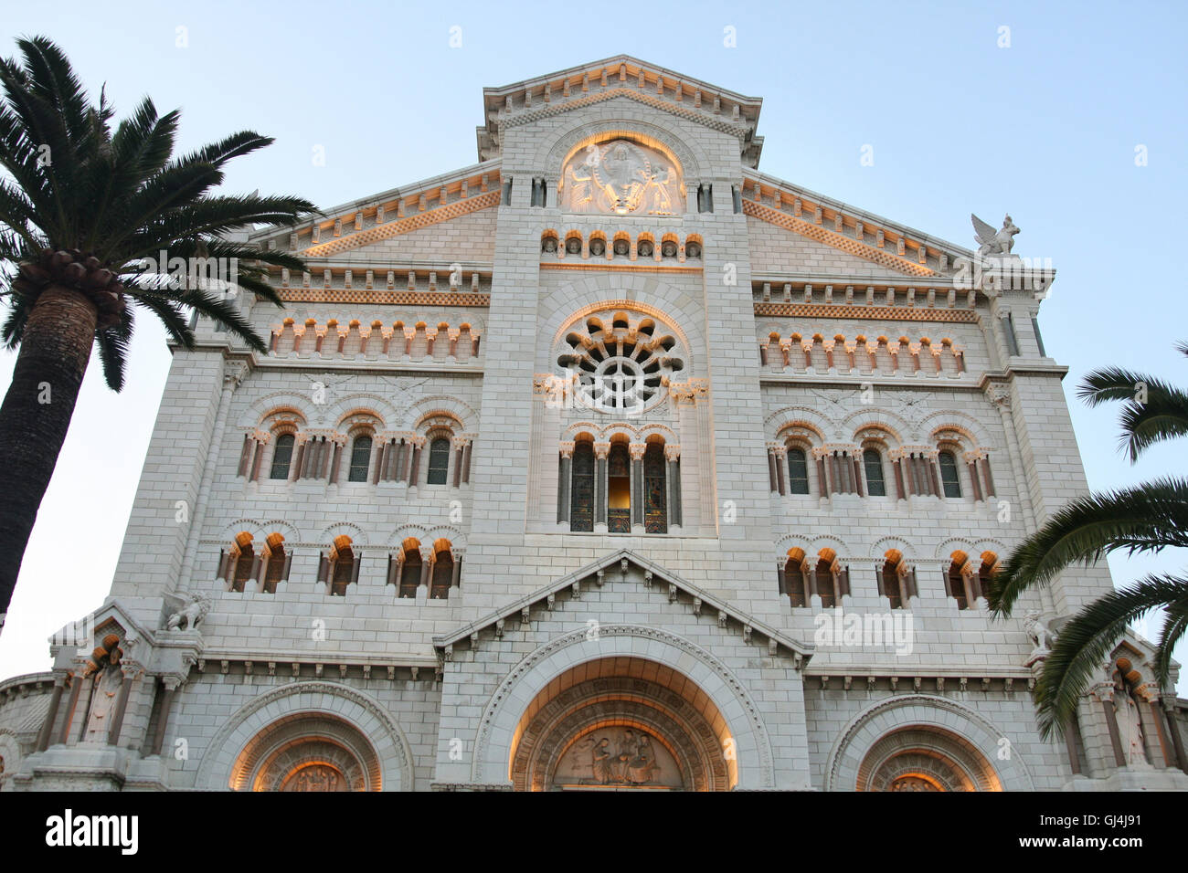 Catedral del Principado de Monaco Stock Photo - Alamy