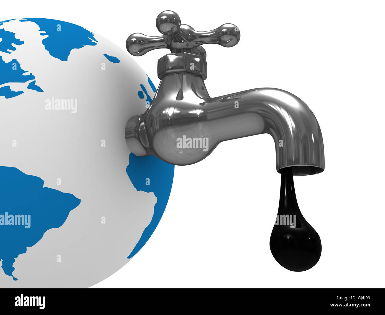 Oil globe earth map hi-res stock photography and images - Alamy